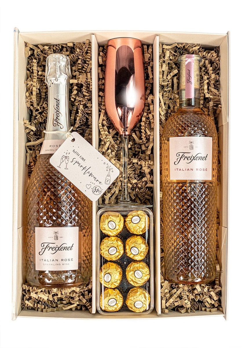 Freixenet Rosé Duo Gift Set: Sparkling Wine + Chocolates | KeiCo Gifts ...