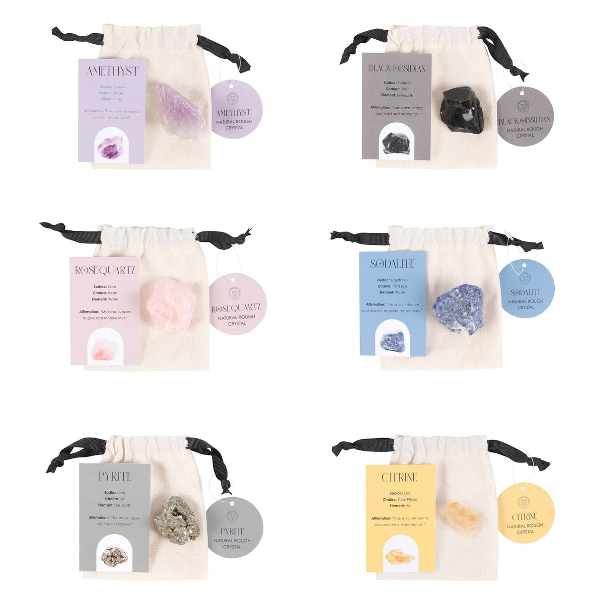 Rough Healing Crystal Pocket Selection | Crystal Gifts | The KeiCo– The ...